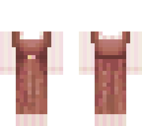 Red Stripey Dress | Minecraft Skin