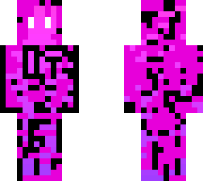 black and purple | Minecraft Skin