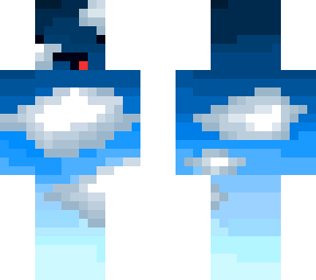 (etherealMCC) cloud man with a face | Minecraft Skin