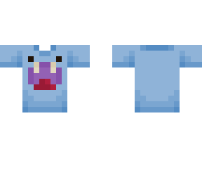Monster Tshirt Base (light blue) | Minecraft Skin