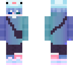 axolotl boy | Minecraft Skin