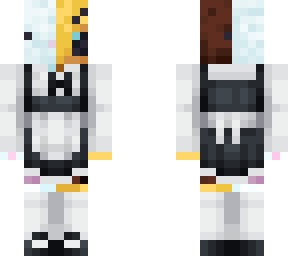 Axolotl X Bee Maid | Minecraft Skin