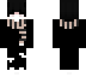 Black emo skin | Minecraft Skin
