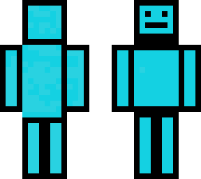 blue outline | Minecraft Skins