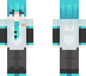 boy miku | Minecraft Skin