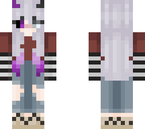 Corrupted Girl | Minecraft Skins