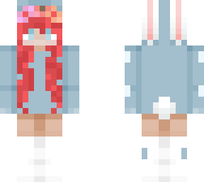 Fixed bunny outfit | Minecraft Skin