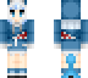 Gawr Gura Minecraft Skins