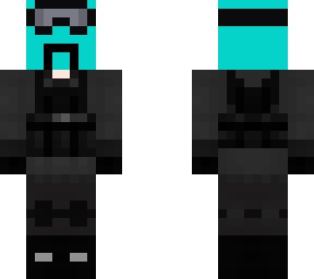 Goofy Blue Swat | Minecraft Skin