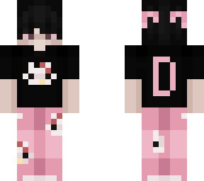 Hello kitty boy D version | Minecraft Skin