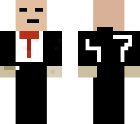 Hitman Agent 47 Minecraft Skin | Minecraft Skin
