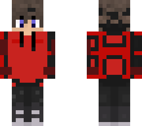 Minecraft curios red version | Minecraft Skin