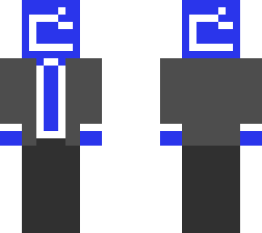 Mojang Blue Logo | Minecraft Skin