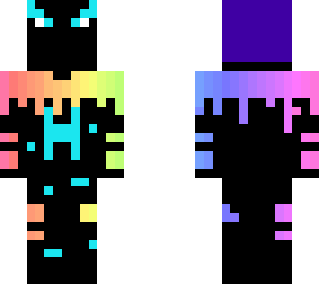 Rainbow Fade (for my sister) | Minecraft Skin