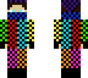 Rainbow man | Minecraft Skin