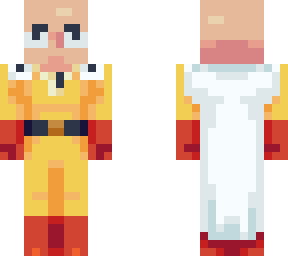 Saitama - One-Punch Man | Minecraft Skin