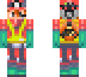 Splatoon 3 Salmon Run Octoling | Minecraft Skin