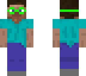 Steve With Glasses | Minecraft Skins