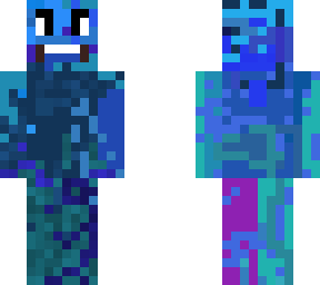 the prismarine man | Minecraft Skin