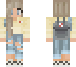 yellow aesthetic | Minecraft Skin