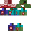 Rotten Zombie 64x32 | Minecraft Skin