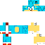 Classic Sonic (Sonic Mania) | Minecraft Skin