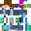 super rainbow 09sharkboy | Minecraft Skin