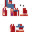 American Flag Unspeakable Gaming | Minecraft Skin