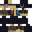 creepy obsidian block | Minecraft Skin