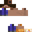 Shirtless Steve With Infinity Gauntlet | Minecraft Skin