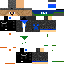 cool green and blue ninja boy | Minecraft Skin