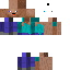 Bald Steve Nigro | Minecraft Skin