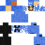 derpy noob skin wearing under armour sweatshirt | Minecraft Skin