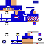 Baseball Player Dodgers | Minecraft Skin