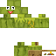 Kermit with Infinity Gauntlet and ZSRR logo on back | Minecraft Skin