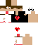 Loverfella mustache fan | Minecraft Skin