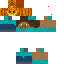 Steve holding Pumpkin | Minecraft Skin