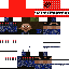 Navy Steve (Holding tnt) | Minecraft Skin