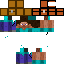 steve holding chest block | Minecraft Skin
