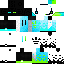 NOVA neon cool light blue Enderman | Minecraft Skin