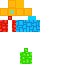 Unfinished geometry dash cube | Minecraft Skin