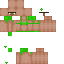 Villager in bikini Green | Minecraft Skin