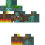 annegato piedi di fuoco | Minecraft Skin