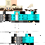 Rouxgamer Light Blue Edition | Minecraft Skin