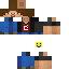 Steve With Mojang Sign And Happy Face | Minecraft Skin
