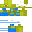 Blue Bikini Shrek | Minecraft Skin