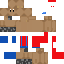 Shiny Diglett red shirt and jeans | Minecraft Skin