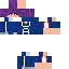 Hitoshi Shinso in U.A Training/Gym Uniform | Minecraft Skin