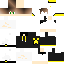 yellow and black skin youtube skin | Minecraft Skin