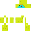 Derp Skeppy in duck costume with drool | Minecraft Skin